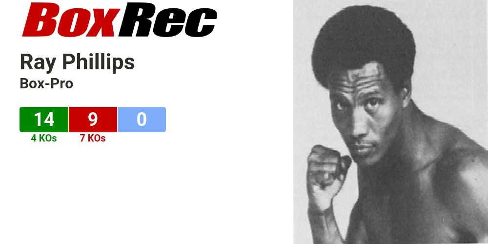 BoxRec: Ray Phillips