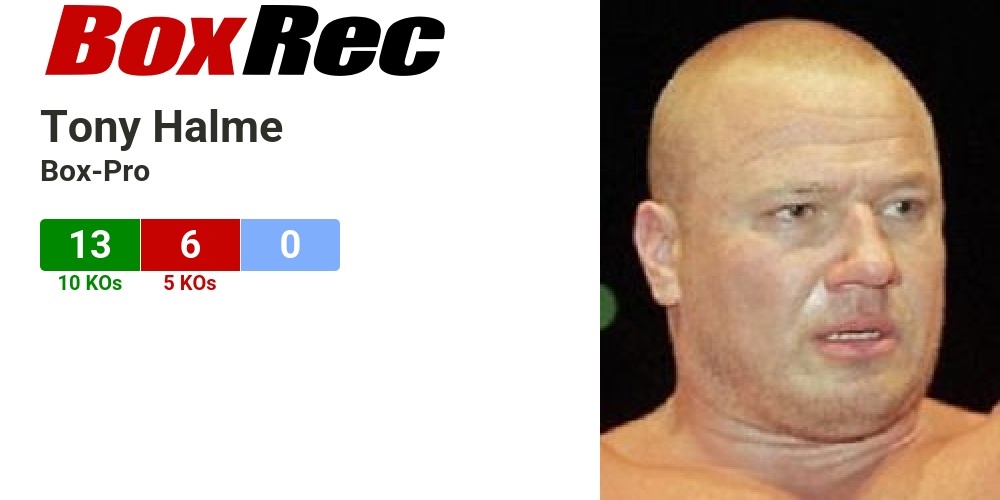 BoxRec: Tony Halme