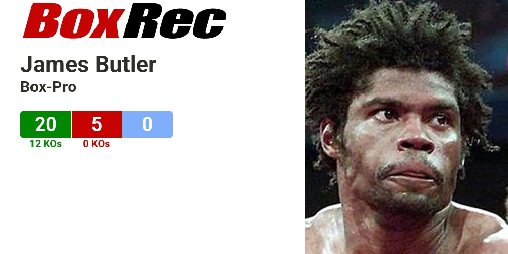 BoxRec: James Butler