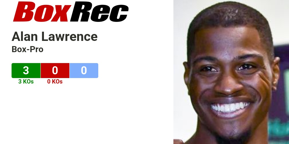 BoxRec: Alan Lawrence