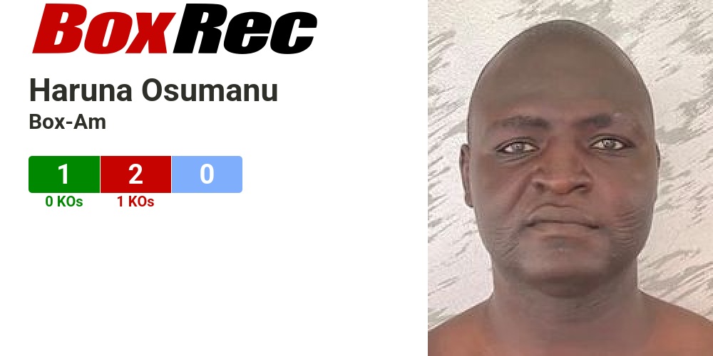 BoxRec: Haruna Osumanu