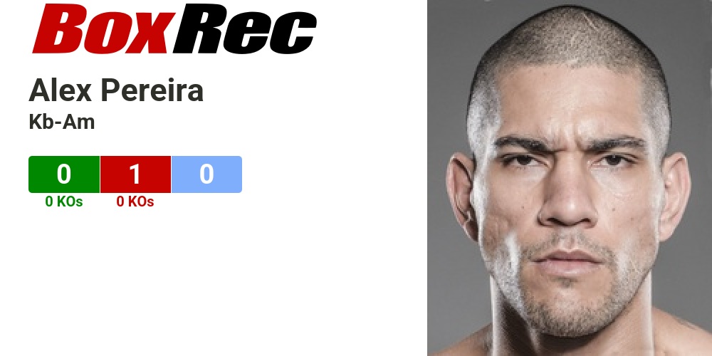 BoxRec: Alex Pereira