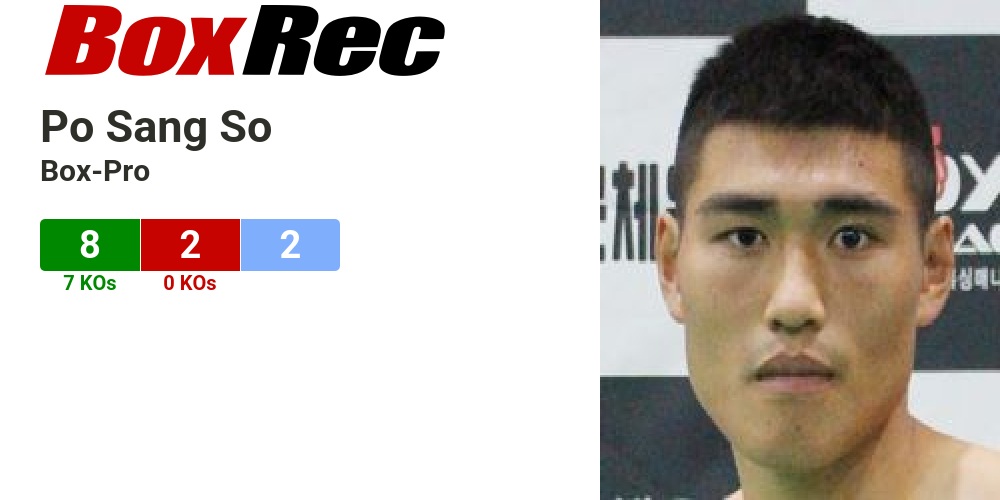 BoxRec: Po Sang So
