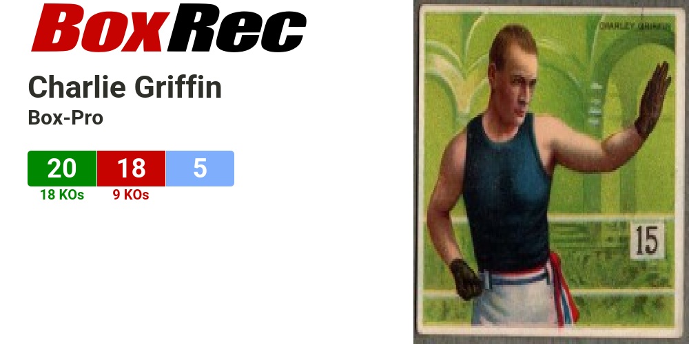 BoxRec: Charlie Griffin