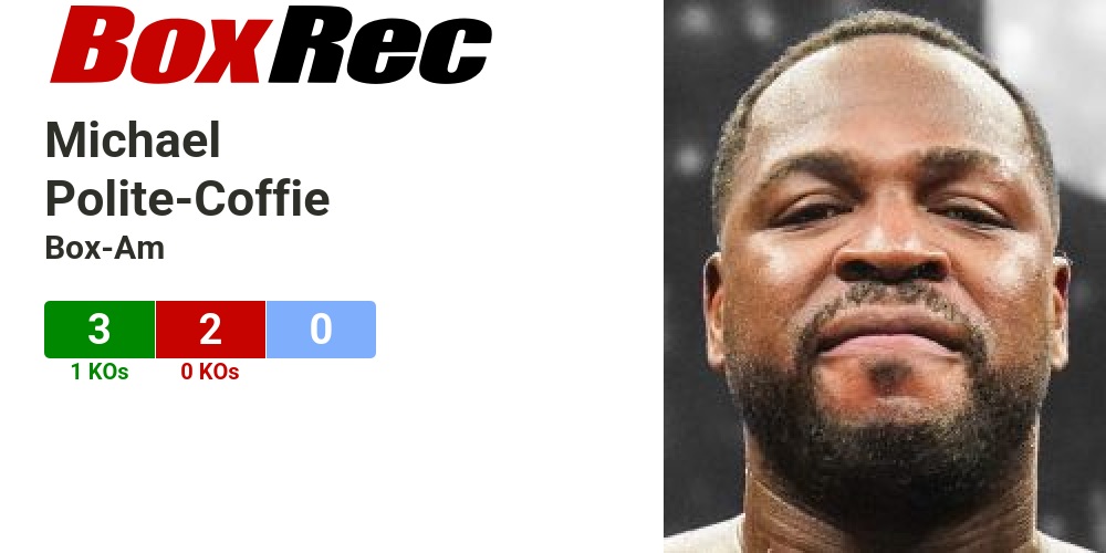 BoxRec: Michael Polite-Coffie