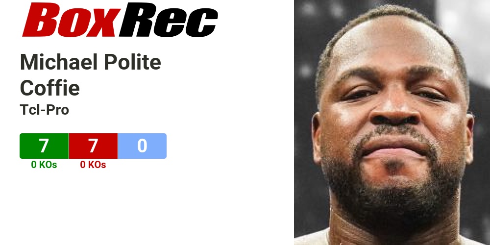 BoxRec: Michael Polite Coffie