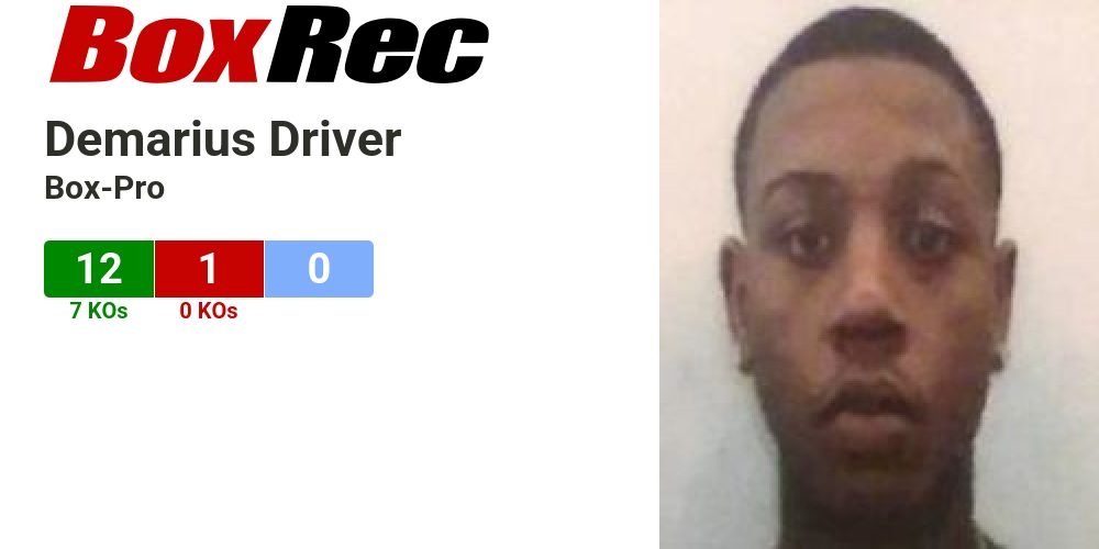 BoxRec: Demarius Driver