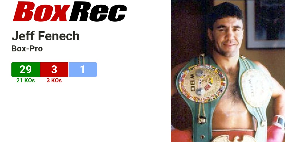 BoxRec: Jeff Fenech