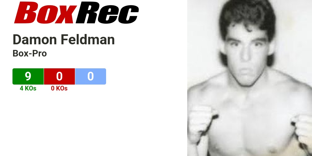 BoxRec: Damon Feldman