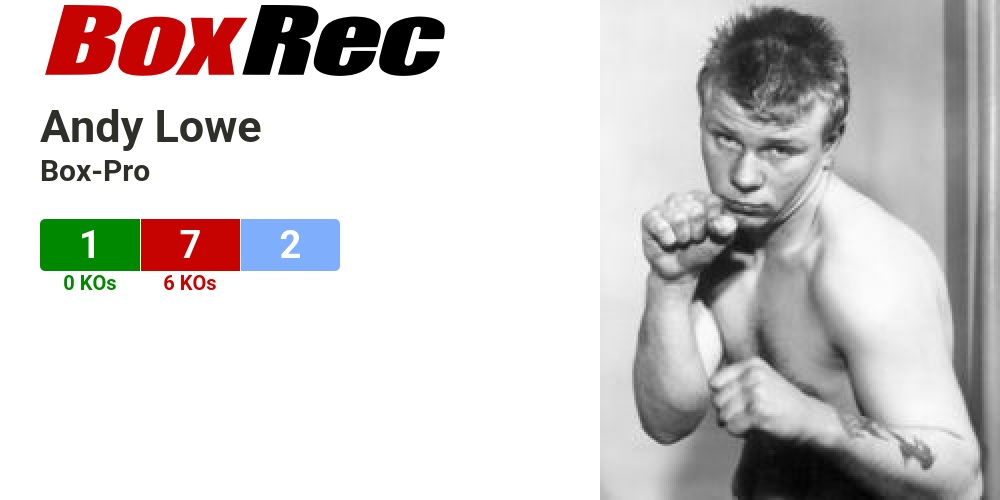 BoxRec: Andy Lowe