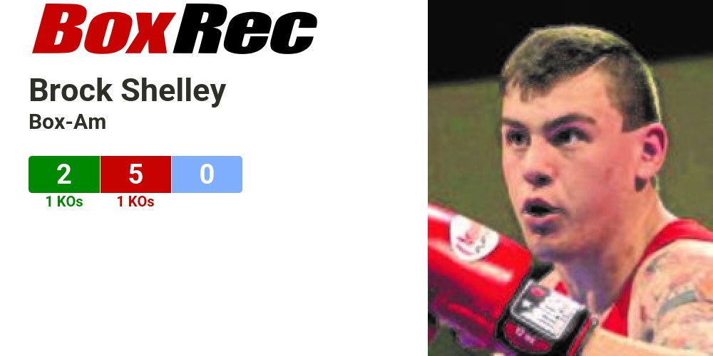 BoxRec: Brock Shelley