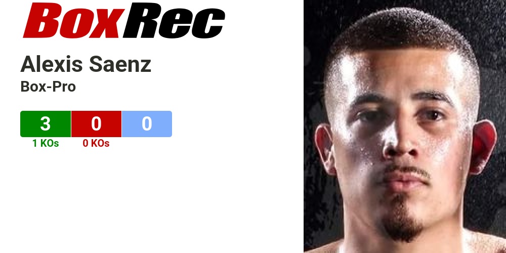BoxRec: Alexis Saenz