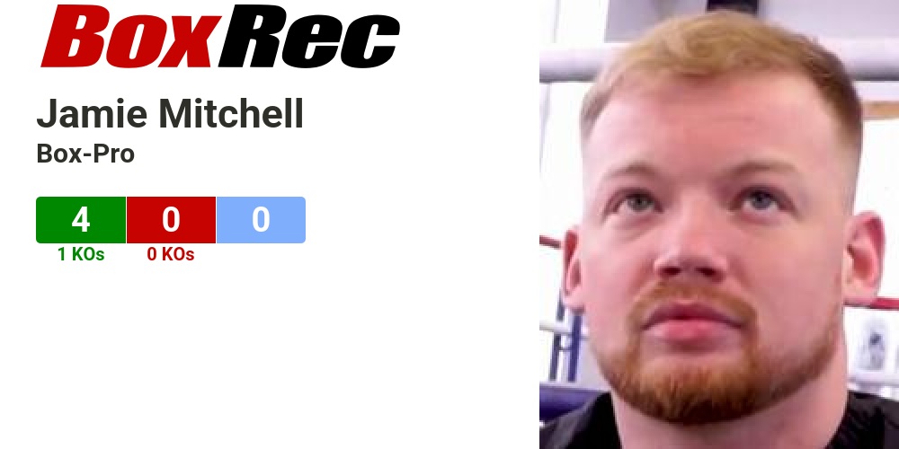 BoxRec: Jamie Mitchell
