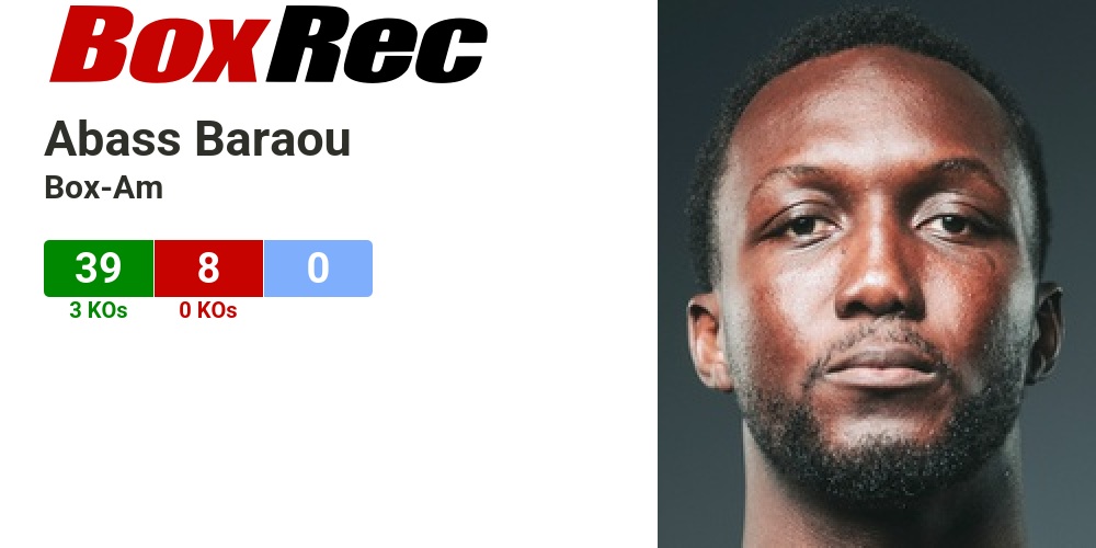 BoxRec: Abass Baraou