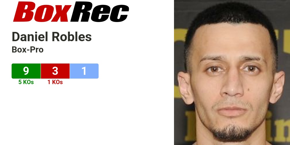 BoxRec: Daniel Robles