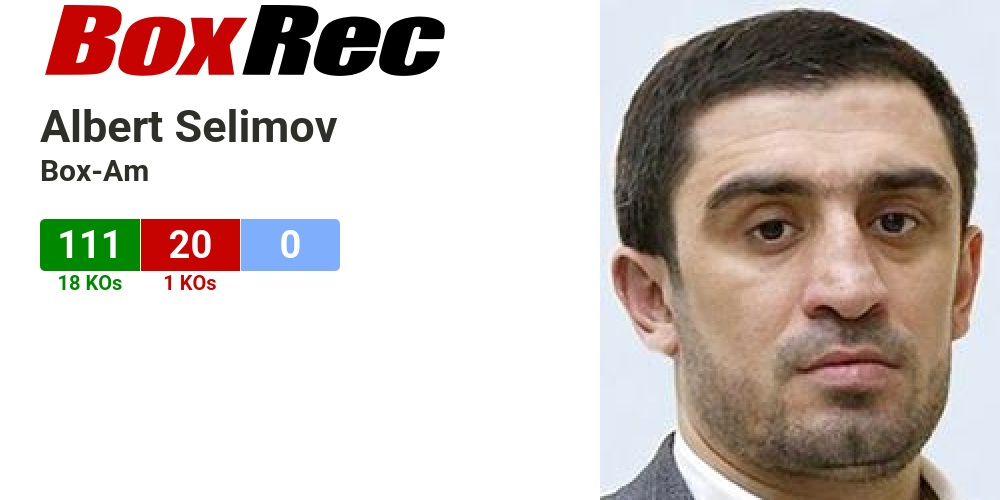 BoxRec: Albert Selimov