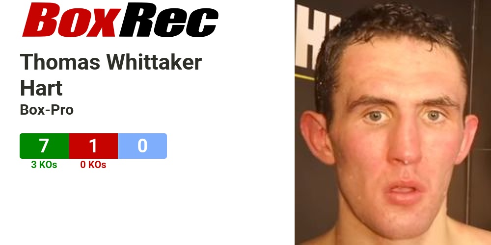 BoxRec: Thomas Whittaker Hart