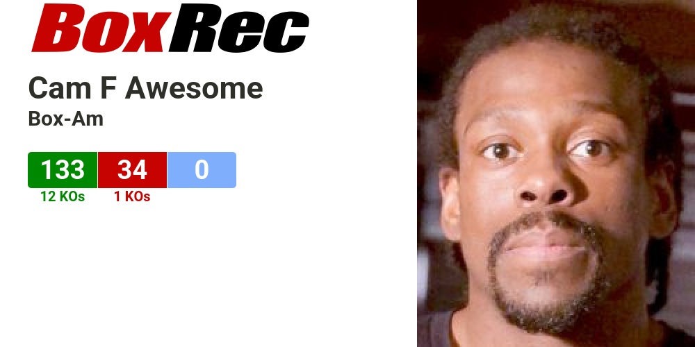 BoxRec: Cam F Awesome