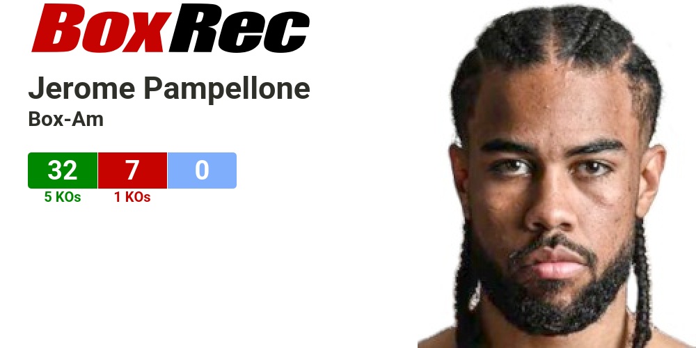 BoxRec: Jerome Pampellone
