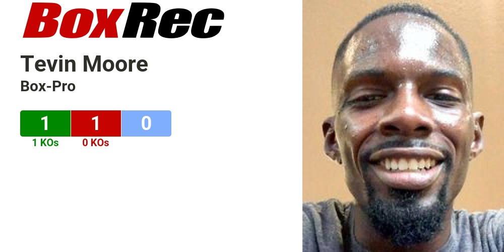BoxRec: Tevin Moore