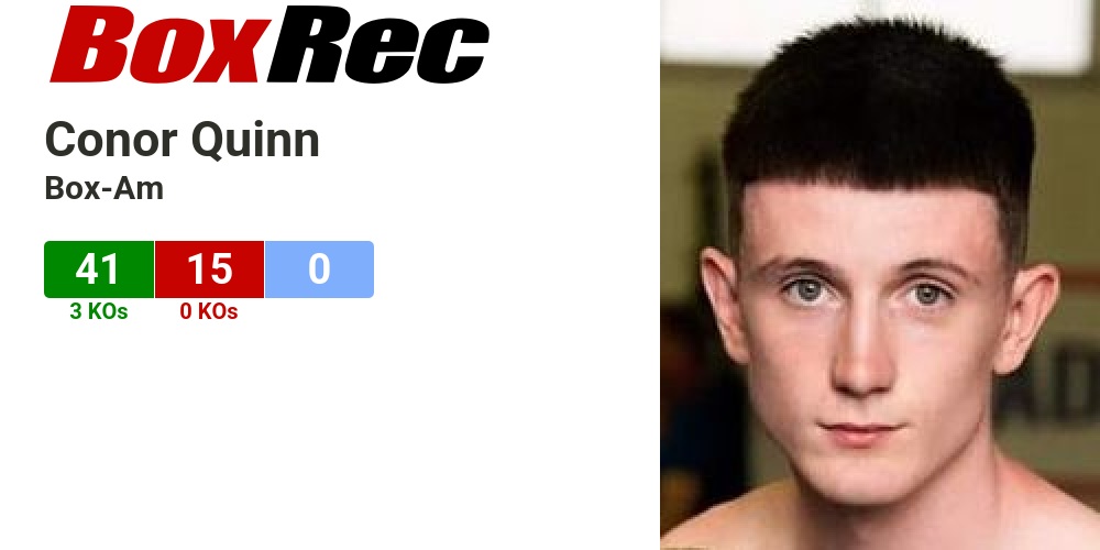 BoxRec: Conor Quinn