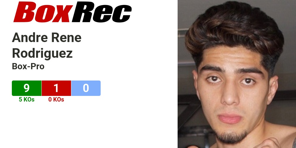 BoxRec: Andre Rene Rodriguez