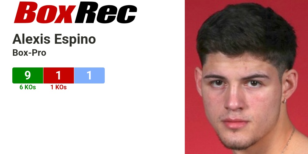 BoxRec: Alexis Espino