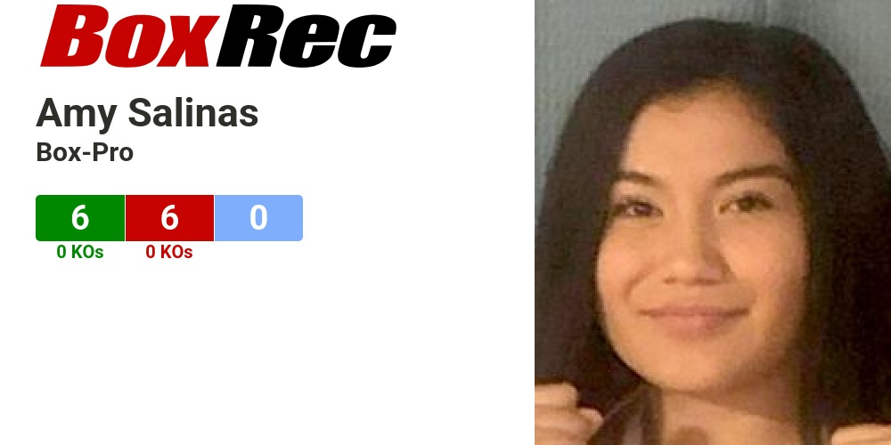 BoxRec: Amy Salinas