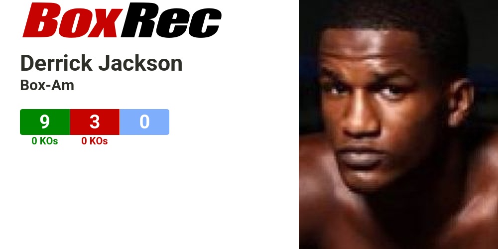 BoxRec: Derrick Jackson