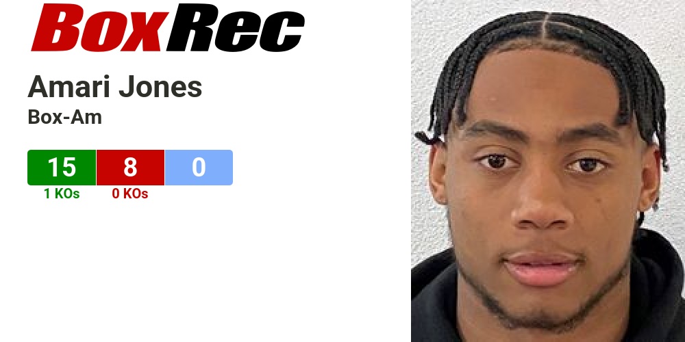 BoxRec: Amari Jones