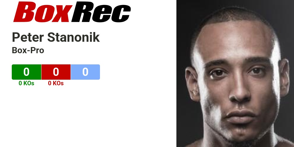 BoxRec: Peter Stanonik