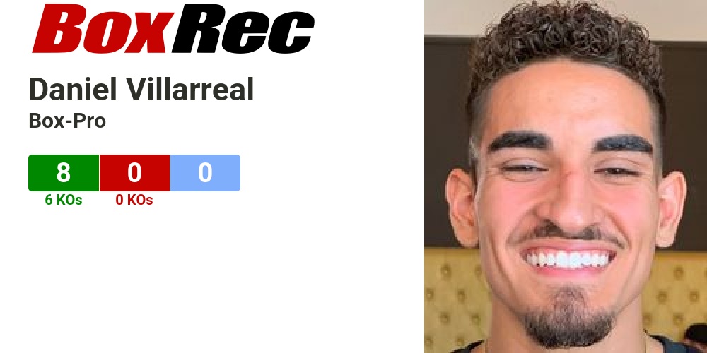 BoxRec: Daniel Villarreal