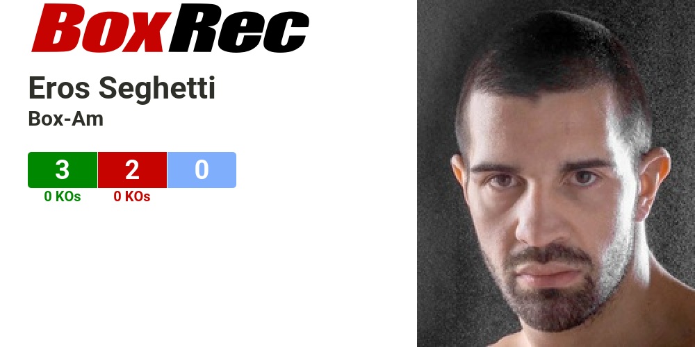 BoxRec: Eros Seghetti