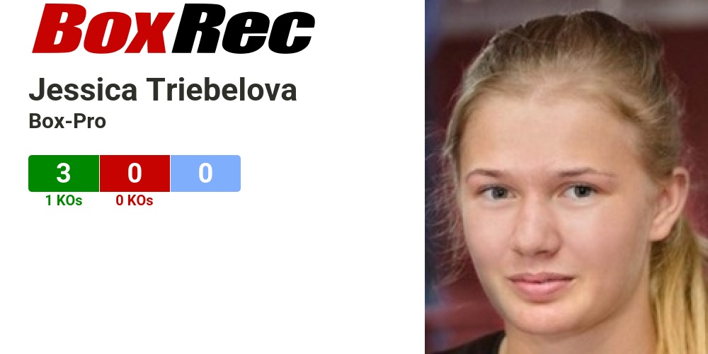 BoxRec: Jessica Triebelova