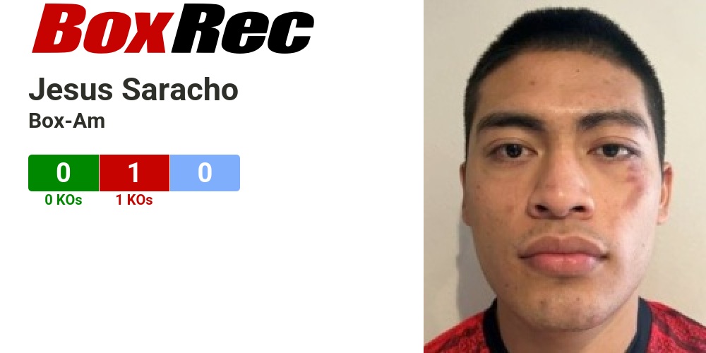 BoxRec: Jesus Saracho