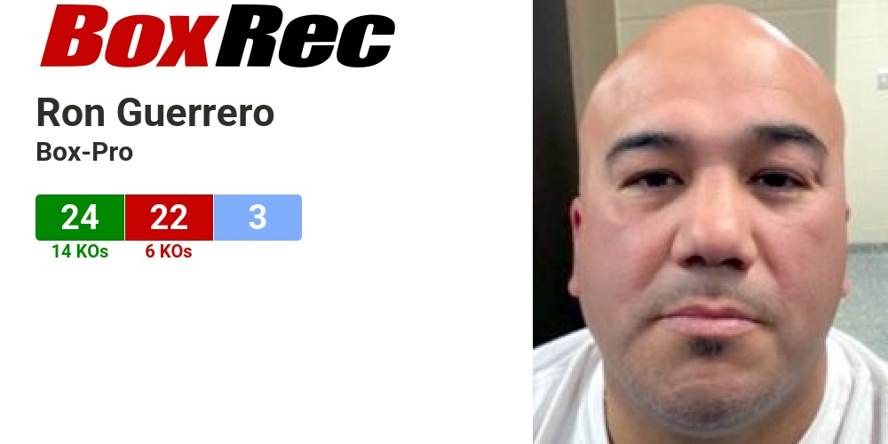 BoxRec: Ron Guerrero