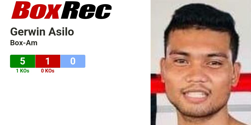 BoxRec: Gerwin Asilo