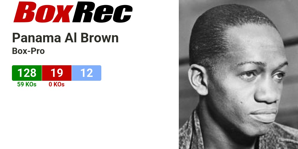 BoxRec: Panama Al Brown