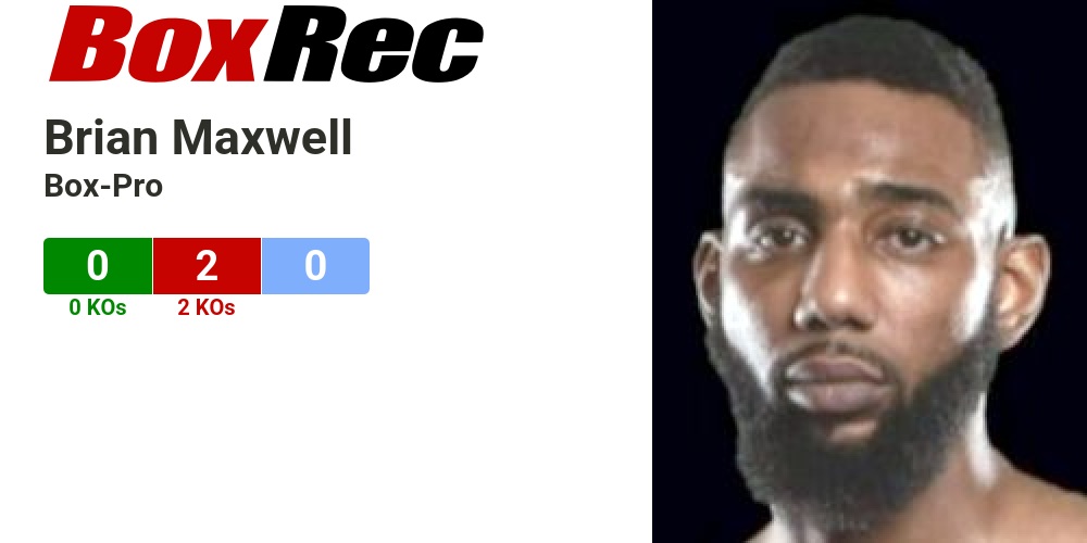 BoxRec: Brian Maxwell