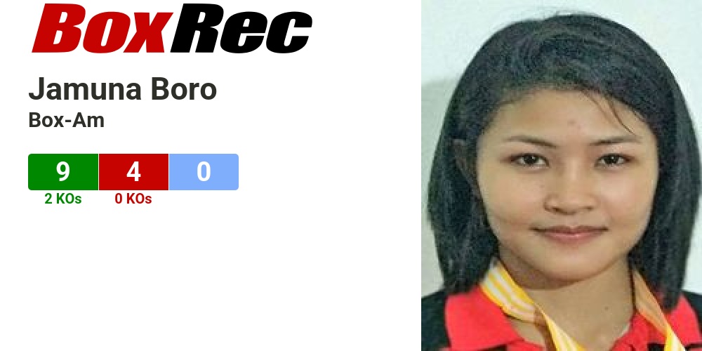 BoxRec: Jamuna Boro
