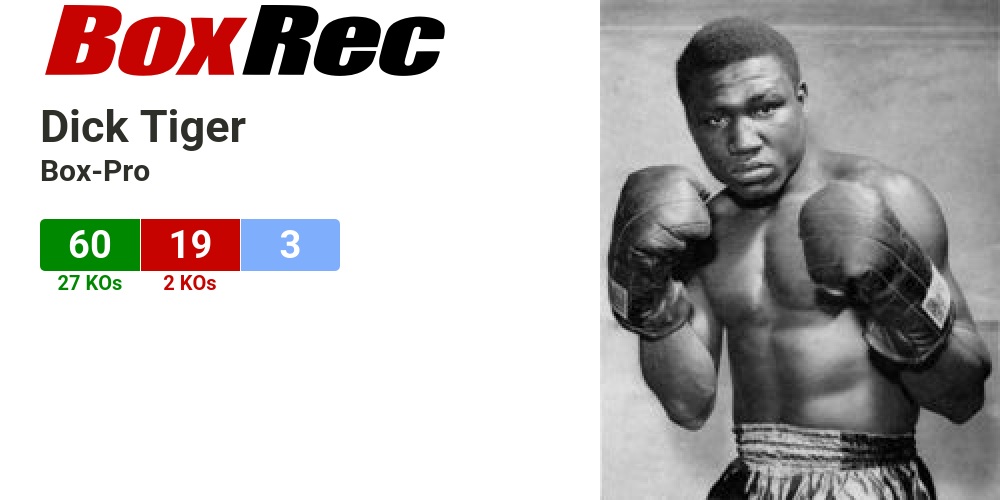 BoxRec: Dick Tiger