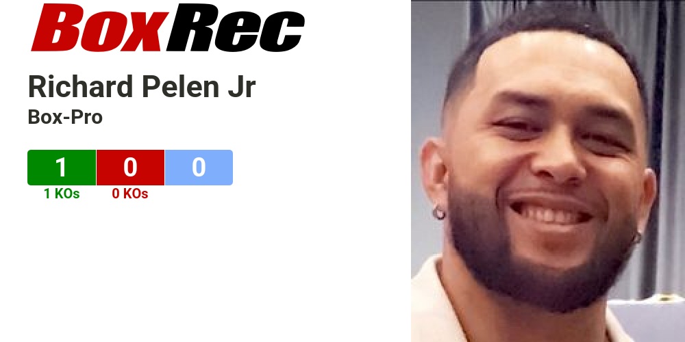 BoxRec: Richard Pelen Jr
