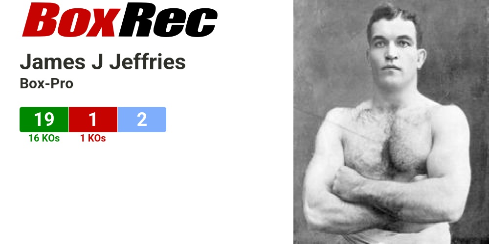 BoxRec: James J Jeffries
