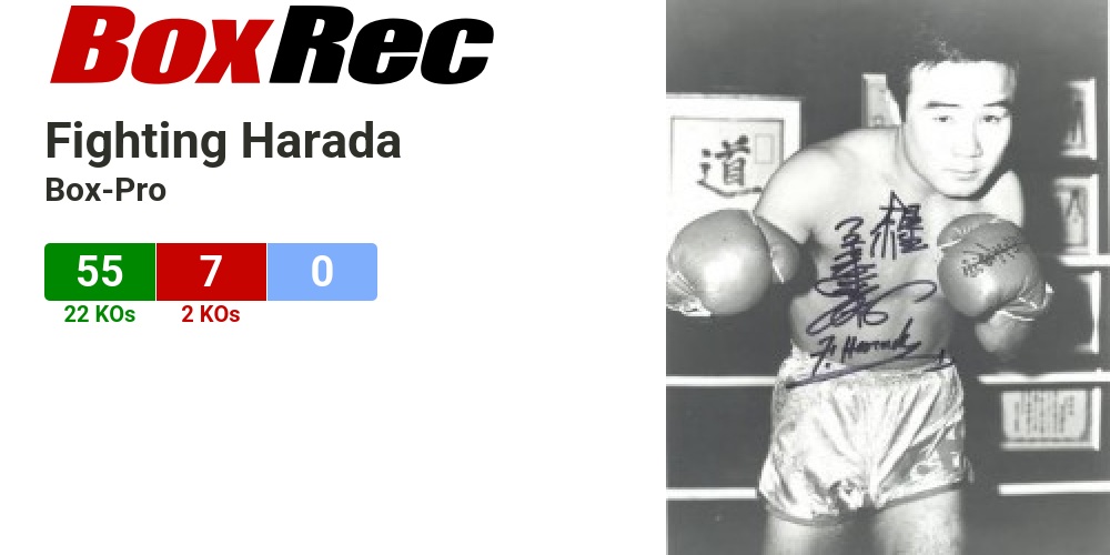 BoxRec: Fighting Harada