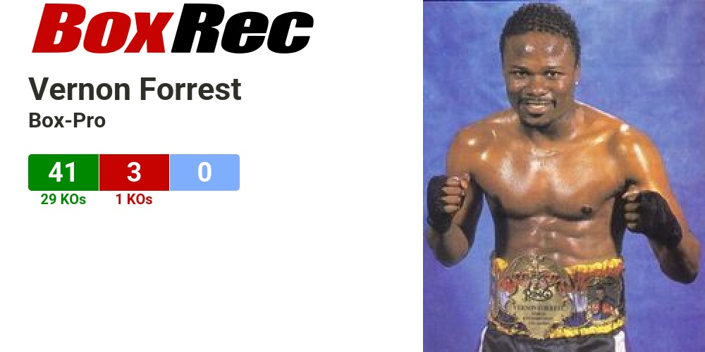 BoxRec: Vernon Forrest