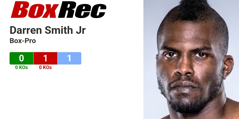 BoxRec: Darren Smith Jr