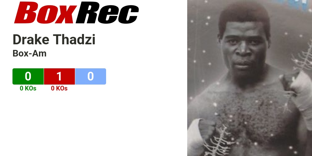 BoxRec: Drake Thadzi