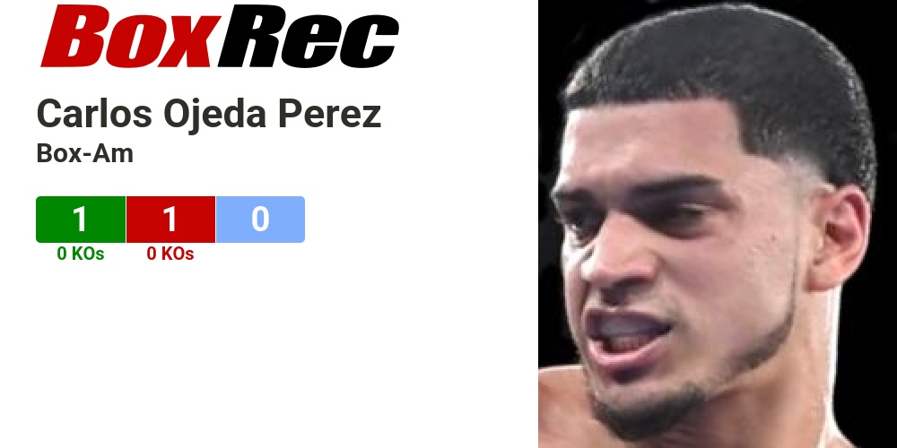 BoxRec: Carlos Ojeda Perez