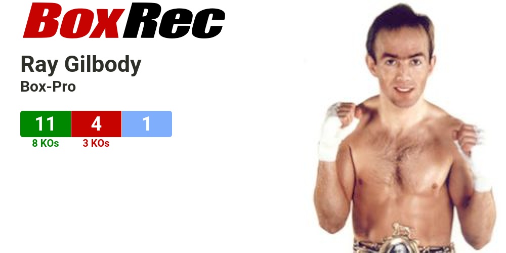 BoxRec: Ray Gilbody