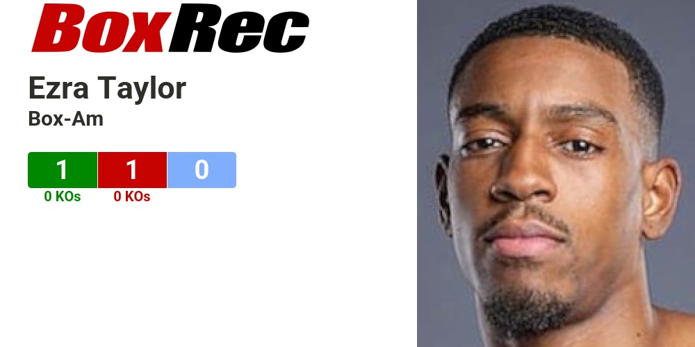 BoxRec: Ezra Taylor
